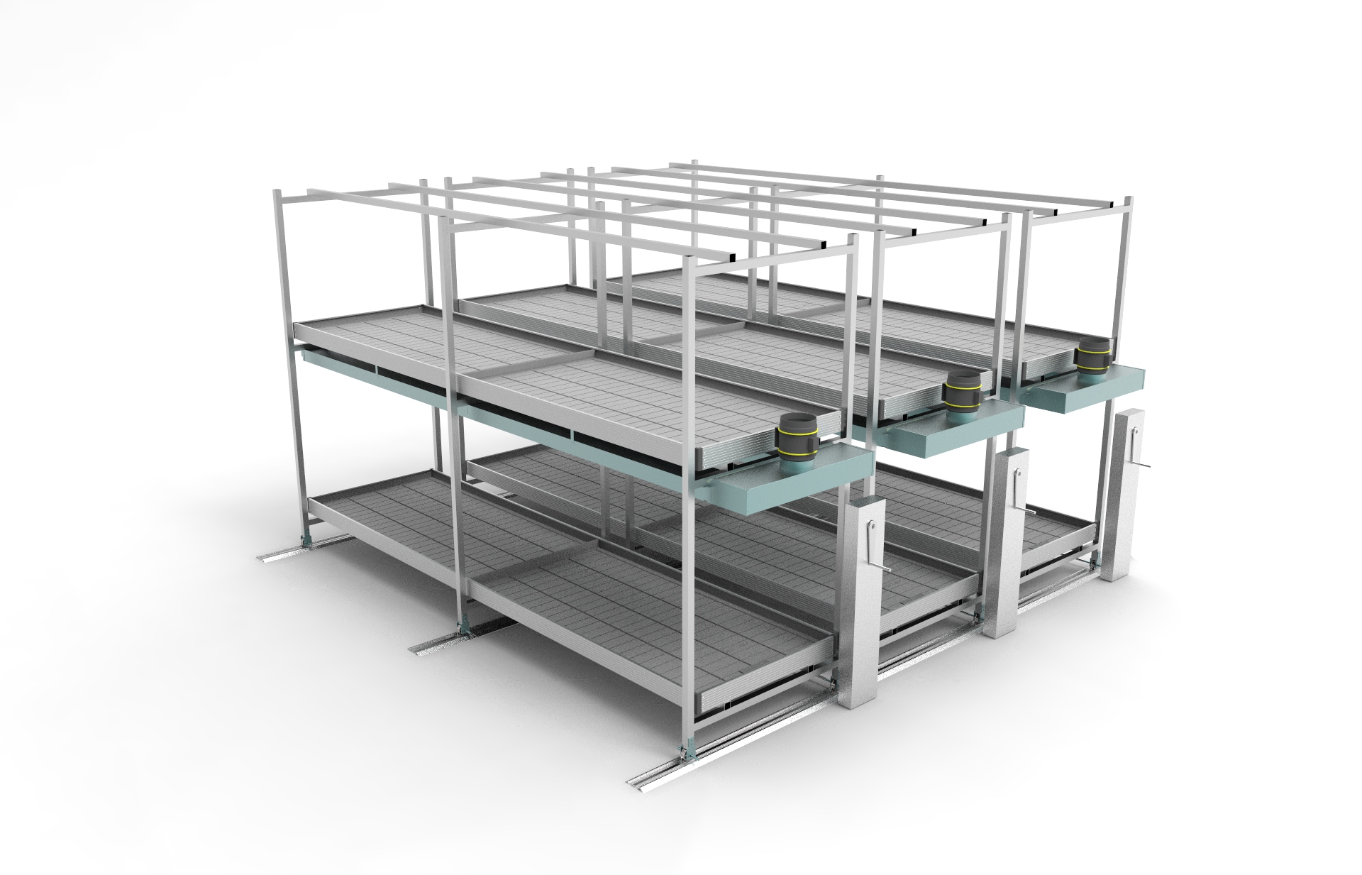 High Yield Mobile Vertical Grow Racks System - Thump Supplier